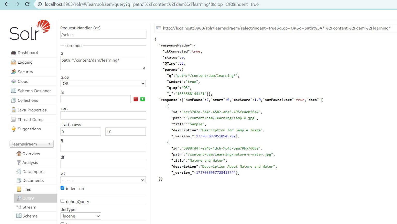 Solr Indexing Of Aem Assets Or Pages Data Automatically By Replication Event Listener Unlock